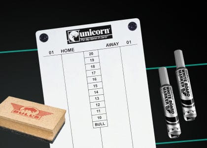 Darts Chalkboard | Darts Whiteboard | Darts Corner